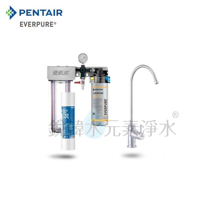 PURVIVE DUO-AC2 整合式淨水設備-雙管 - 銳韓水元素淨水